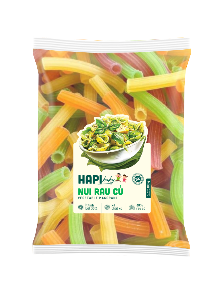 Nui rau củ sợi dài HAPI BABY | HAPINUT